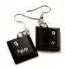 Computer Keyboard Earrings – Recycled Crafts