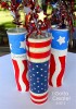 How to make a recycled star spangled straw caddy – Recycled Crafts