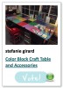 How to make a color block craft table and accessories – Recycled Crafts