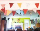 Recycled scrap fabric makes a great pennant banner – Recycled Crafts
