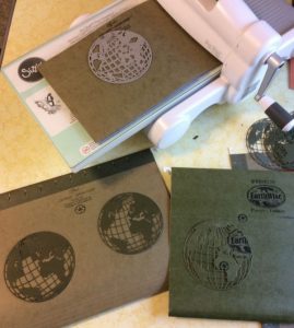 Earth Day recycled file folder earth garland – Recycled Crafts