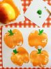 How to make pumpkin prints with apples – Recycled Crafts