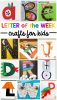 Letter Art Projects For Kids – Recycled Crafts