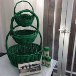 How to make a stacked basket Christmas tree – Recycled Crafts