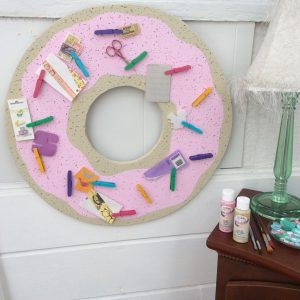 How to make a sprinkle donut bulletin board – Recycled Crafts